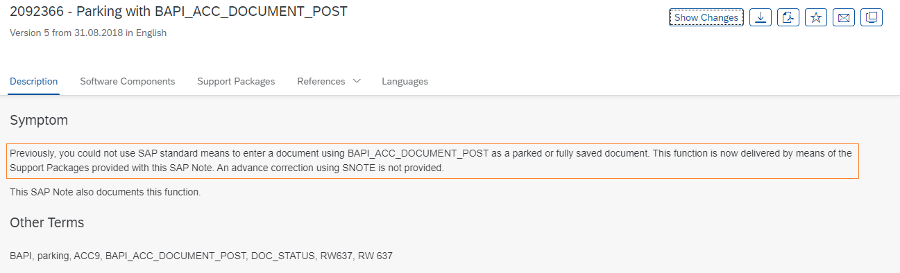 [SAP] – BAPI_ACC_DOCUMENT_POST untuk mode Park Jurnal FI – The GuritnoY Blog